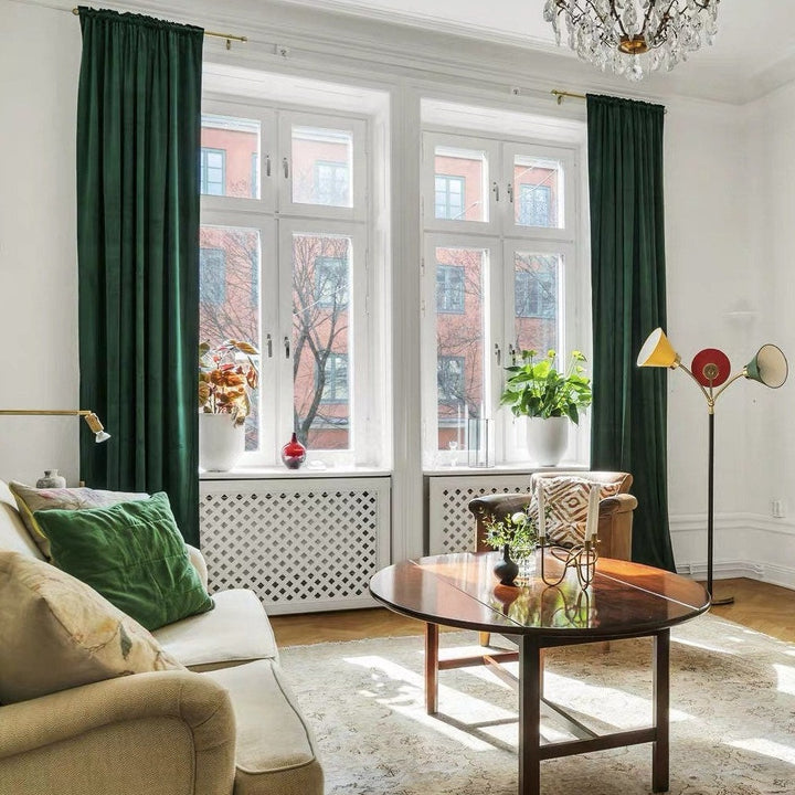 Matte Velvet Curtains - Pattern Homes